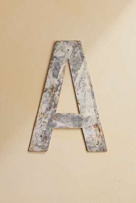 Iron Letter | AnthroLiving