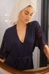 Eberjey Beatrix Lace Robe | Anthropologie