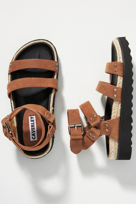 Caverley Albert Gladiator Sandals In Brown | ModeSens