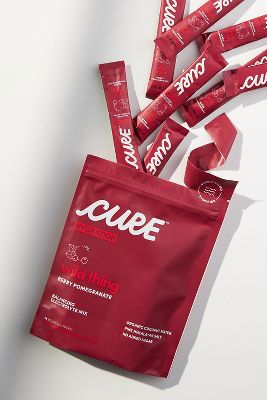 Cure Hydration Berry Pomegranate Electrolyte Drink Mix In Red | ModeSens
