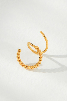 Maria Black Left Twirl Earring | Anthropologie