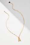 Monogram Stone Necklace | Anthropologie