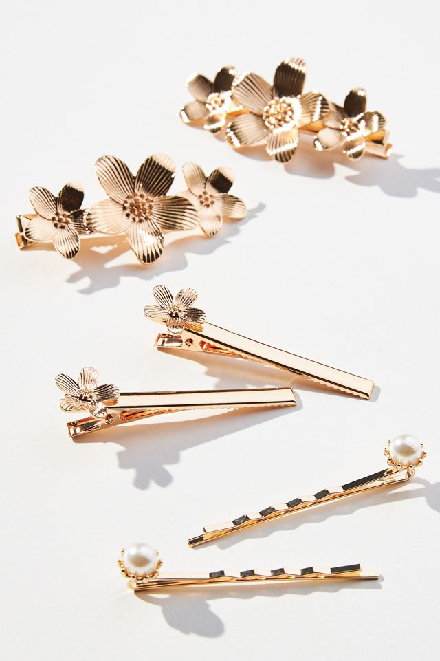 Floral Bobby Pin Set | Anthropologie