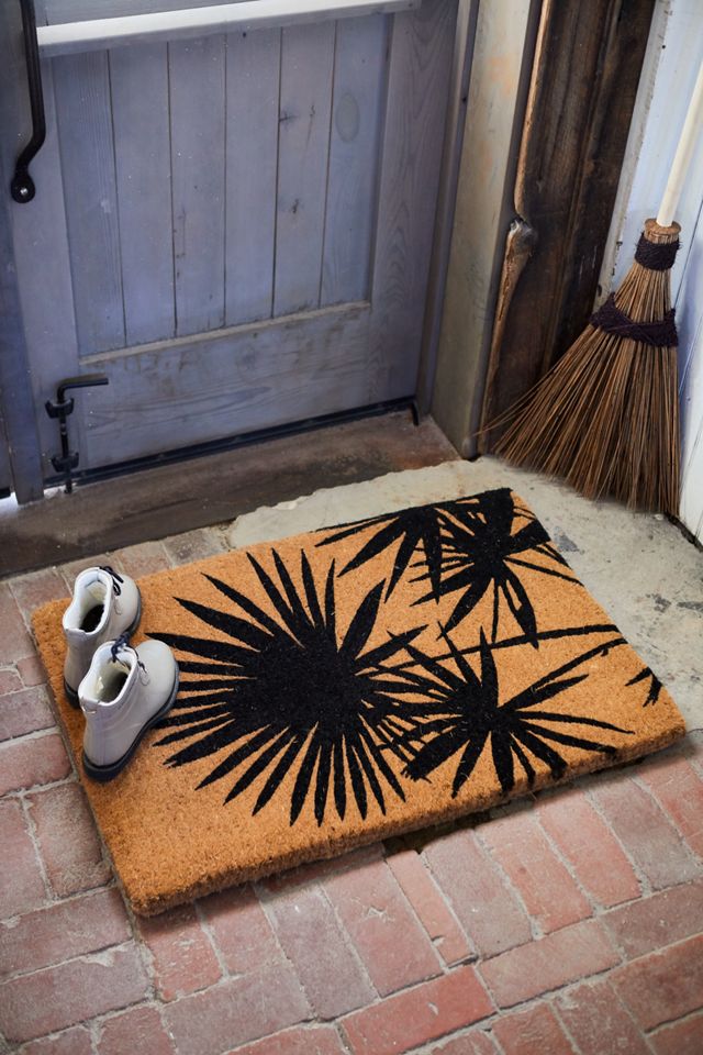 Palm Leaf Coir Doormat | AnthroLiving