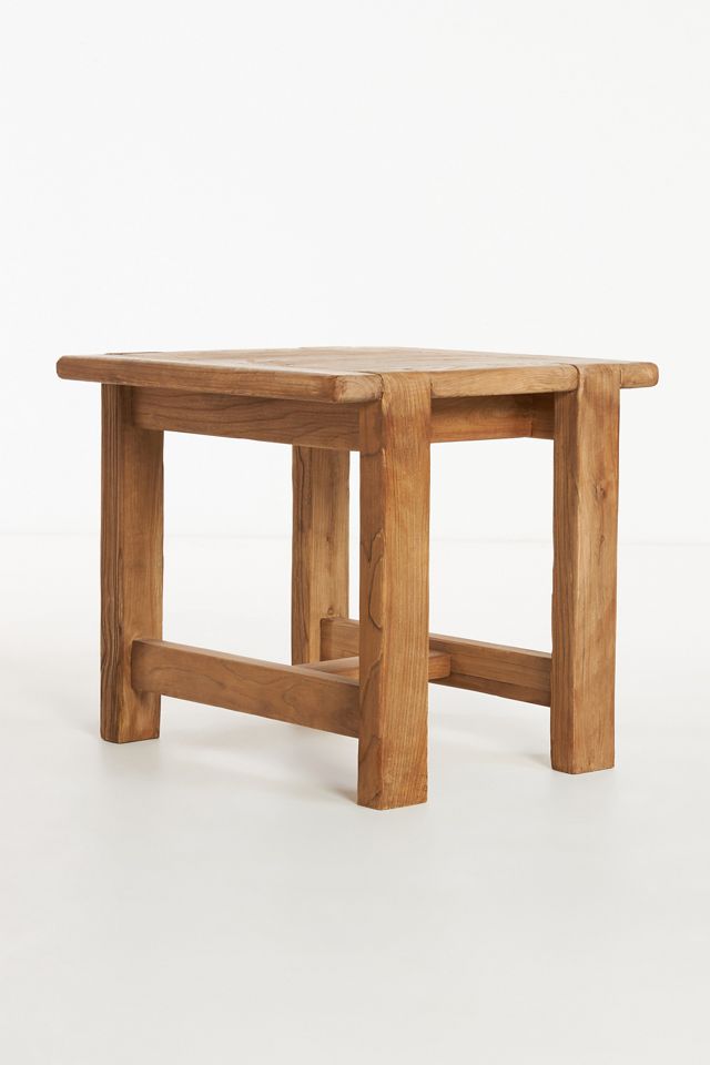 Sullivan Reclaimed Wood Side Table | AnthroLiving