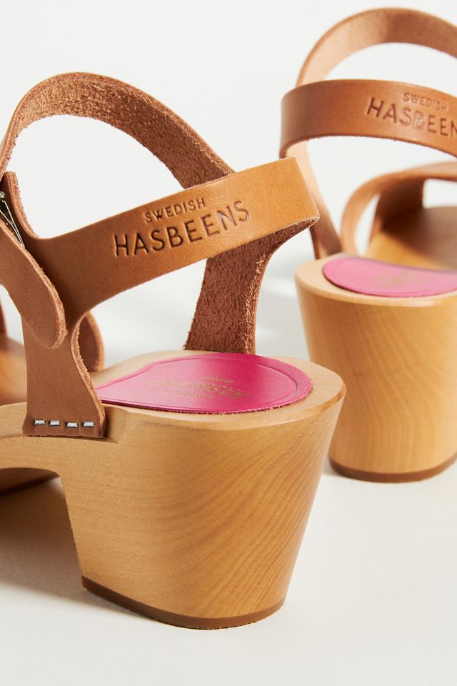 Swedish Hasbeens Heeled Sandals | Anthropologie