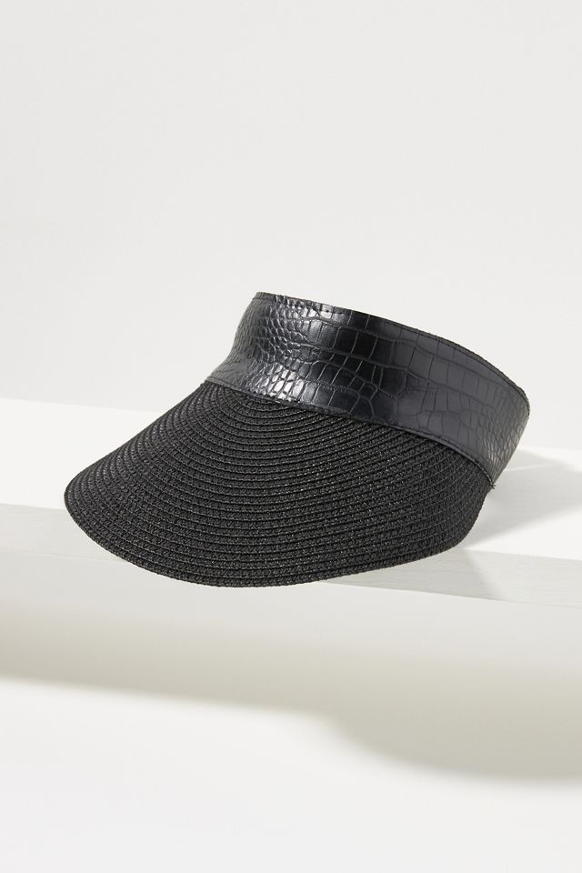 Vegan Croc Visor | Anthropologie