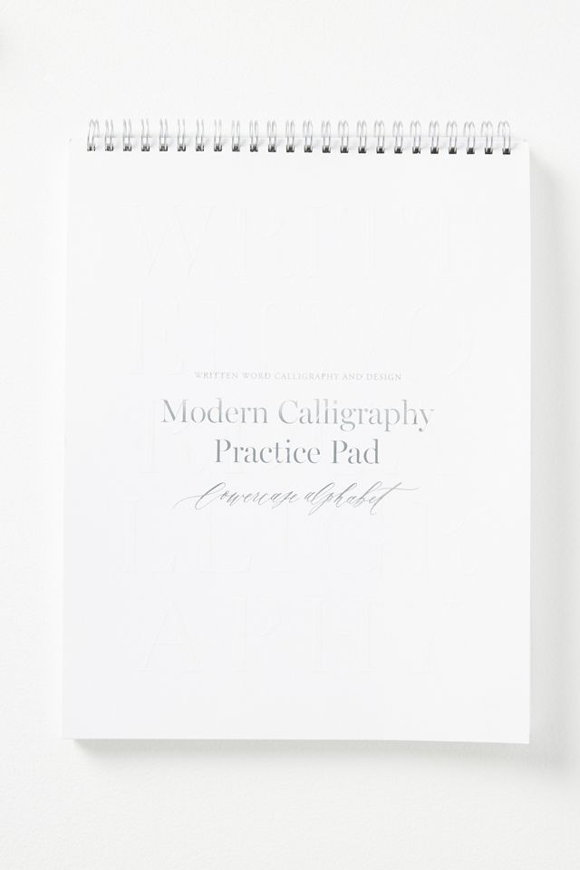 Modern Calligraphy Practice Pad | Anthropologie