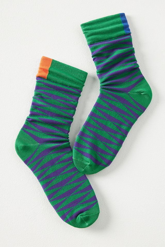 KULE The Geometric Dress Socks | Anthropologie