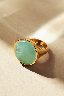 Round Stone Cocktail Ring | Anthropologie