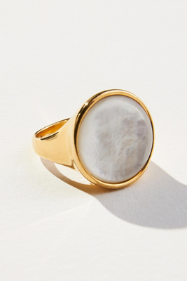 Round Stone Cocktail Ring | Anthropologie UK