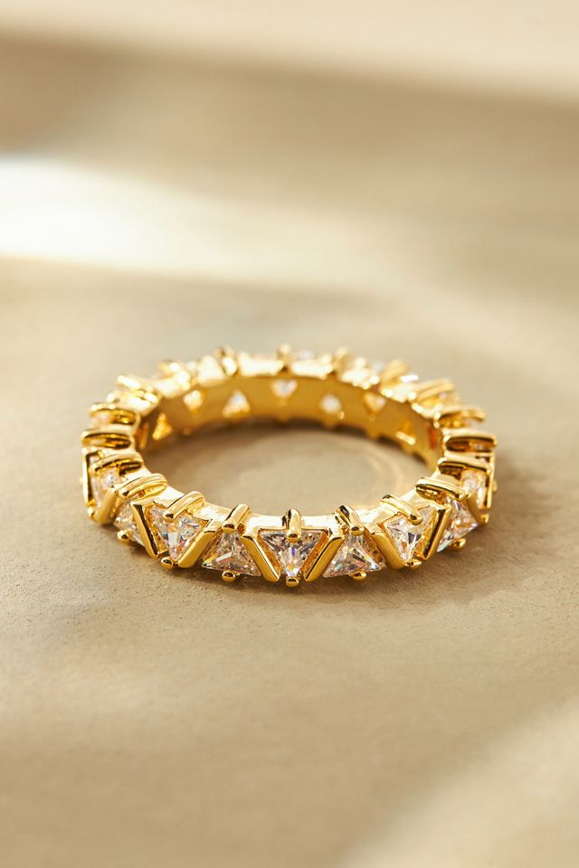 Stacked Triangle Ring | Anthropologie