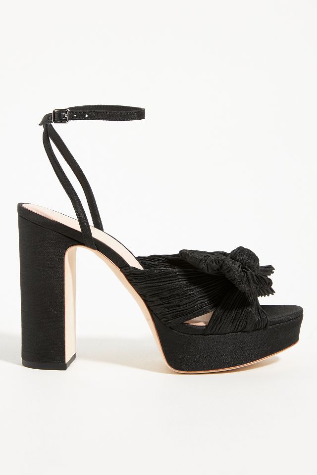 Loeffler Randall Natalia Plaid Platform Heels Anthropologie 8072