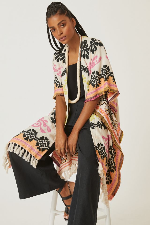 Floral Ruana | Anthropologie