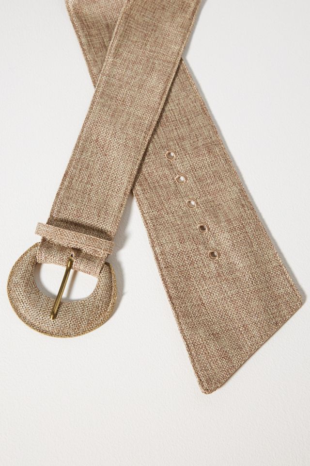 Linen-Wrapped Belt | Anthropologie
