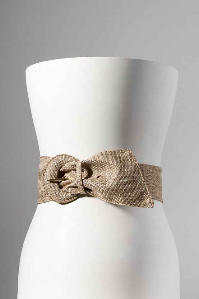 Linen-Wrapped Belt | Anthropologie