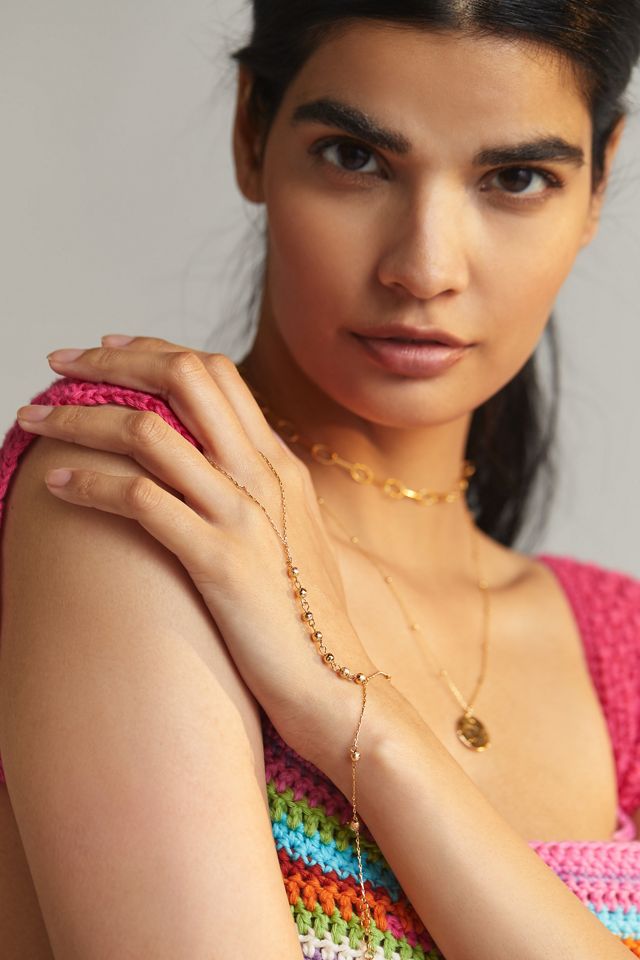 Mini-Stone Hand Chain | Anthropologie