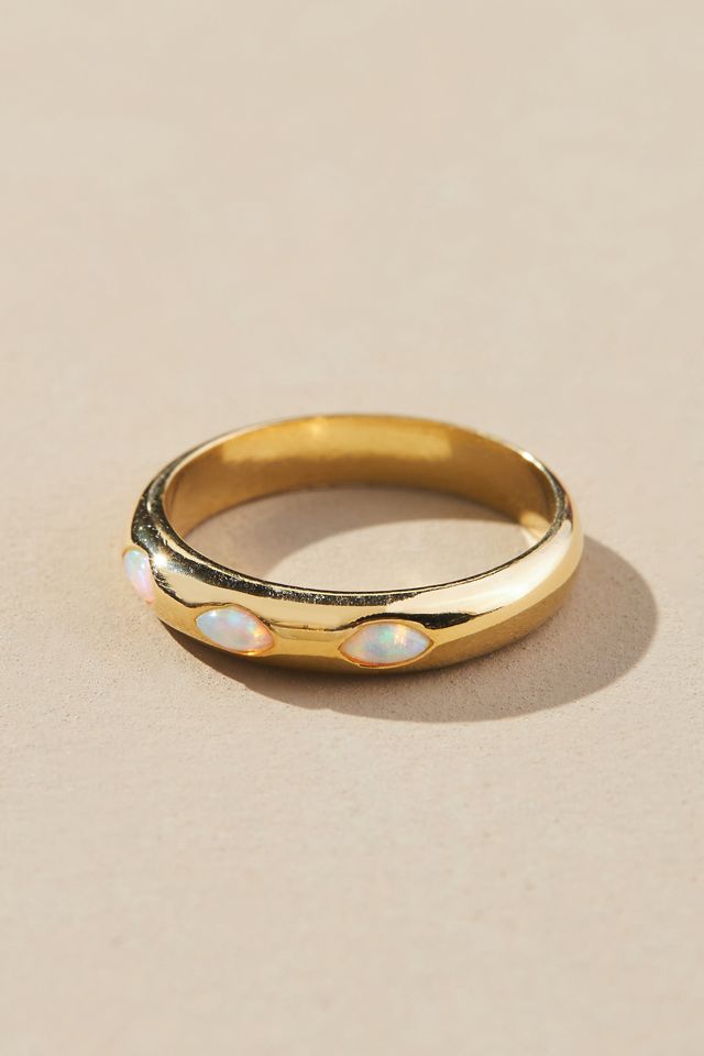 Stone Trio Ring | Anthropologie