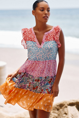 Roller Rabbit Floral Mix Pippa Dress | Anthropologie