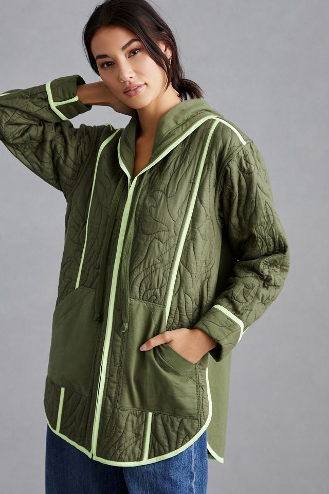Daily Practice by Anthropologie Long Quilted Jacket | Anthropologie