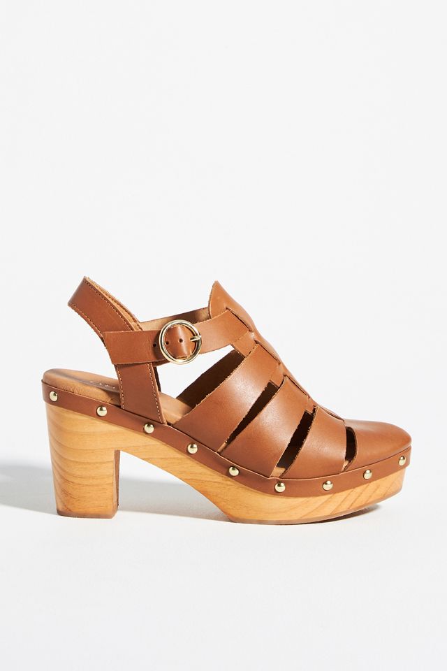 By Anthropologie Fisherman Clog Heels | Anthropologie
