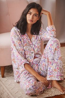 Fountain Garden Pajama Set | Anthropologie