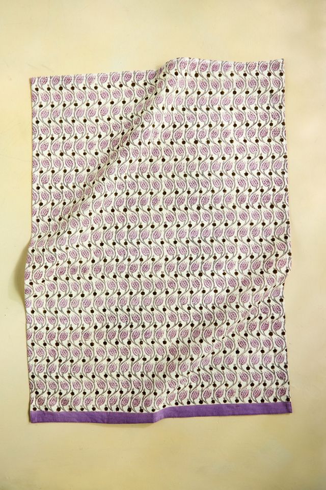 Lotus Fig Dish Towel | Anthropologie