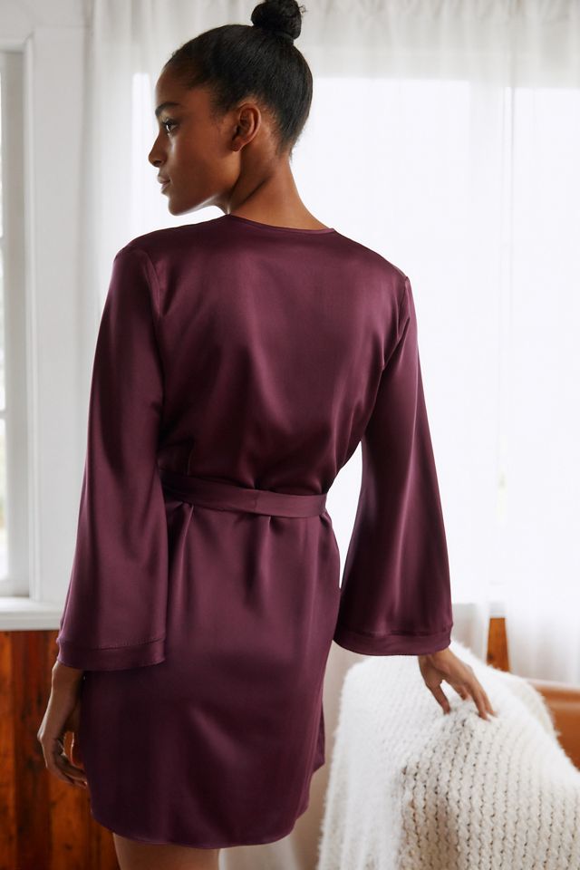 Rya Collection Heavenly Charmeuse Robe | Anthropologie