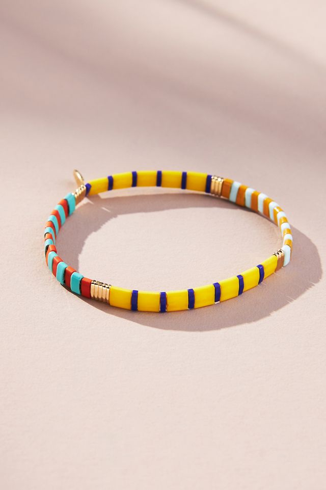 Beaded Chicklet Bracelet | Anthropologie