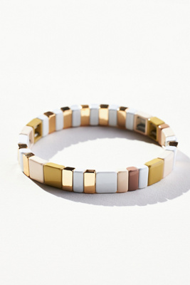 Colourful Chicklet Bracelet | Anthropologie UK