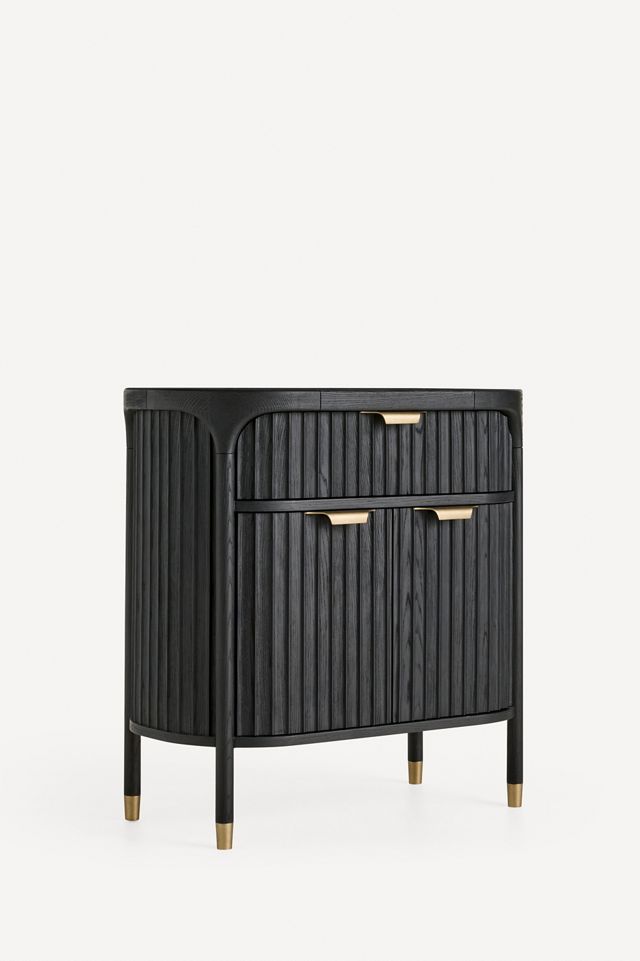 The Isla Fluted-Wood Entryway Cabinet | AnthroHome