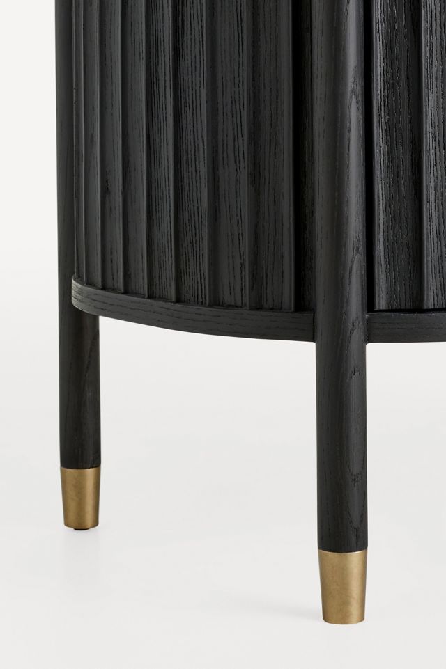 The Isla Fluted-Wood Entryway Cabinet | AnthroHome