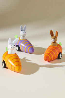 Bunny Carrot Racing Toy | Anthropologie