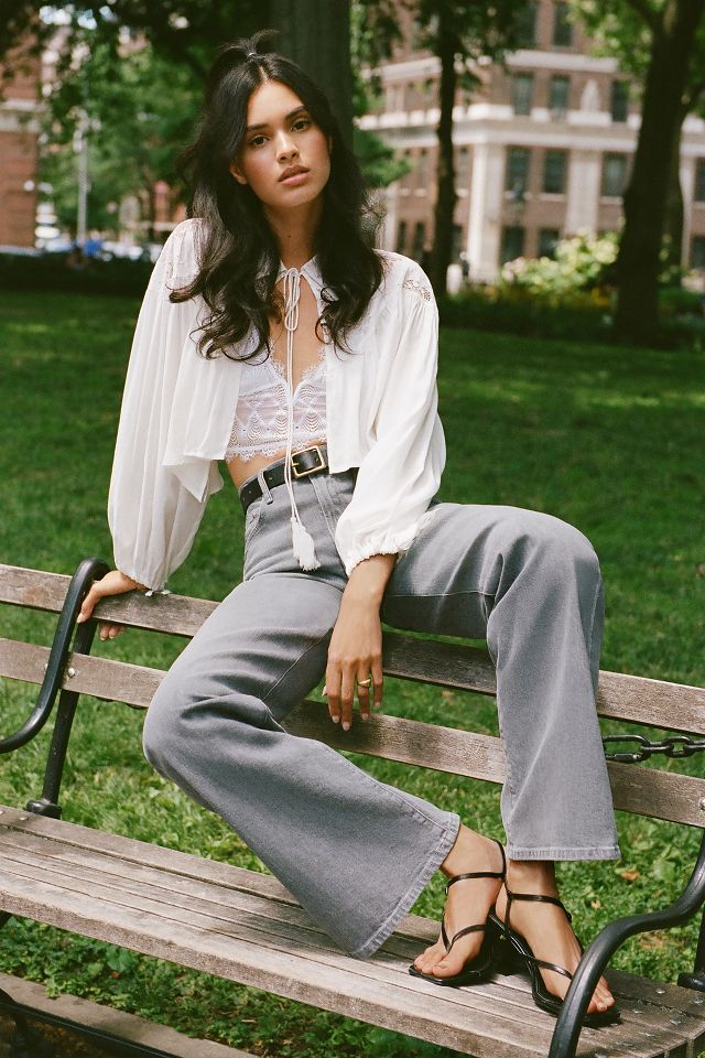 Cropped Lace Shrug | Anthropologie