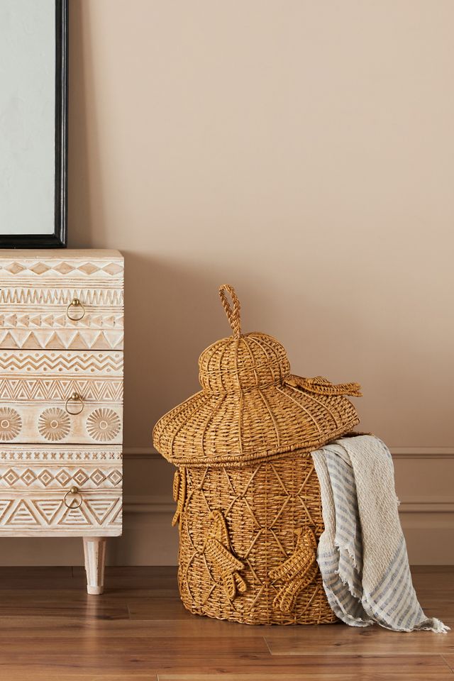 Birdcage Lidded Basket | AnthroLiving