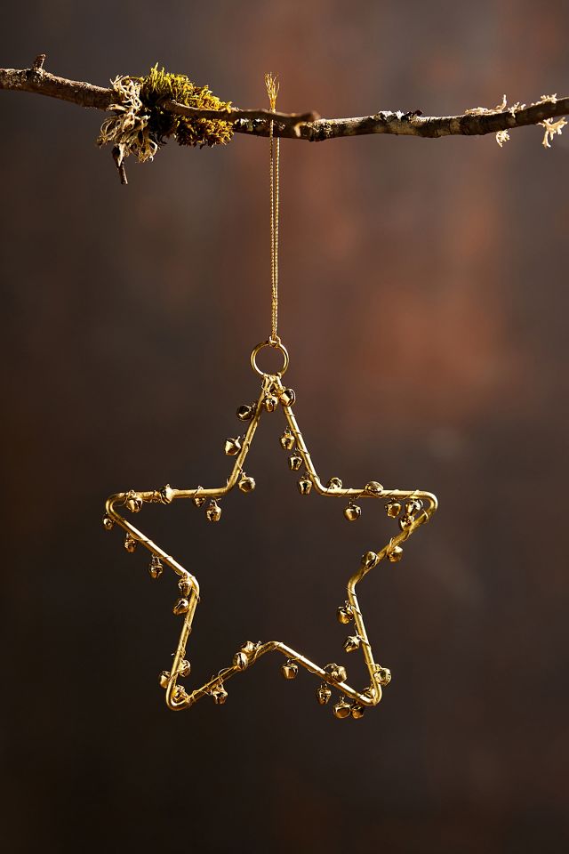 Jingle Bell Star Ornament | AnthroLiving