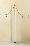 Outdoor Light Strand Pole with Mount Plate | AnthroLiving