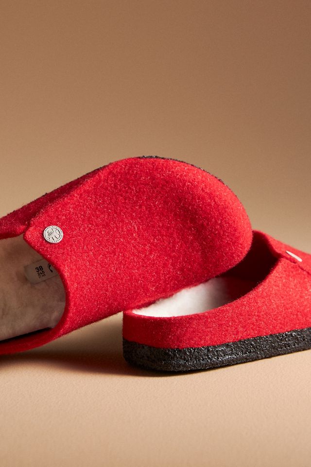 Birkenstock Zermatt Wool Felt Shearling Clogs | Anthropologie
