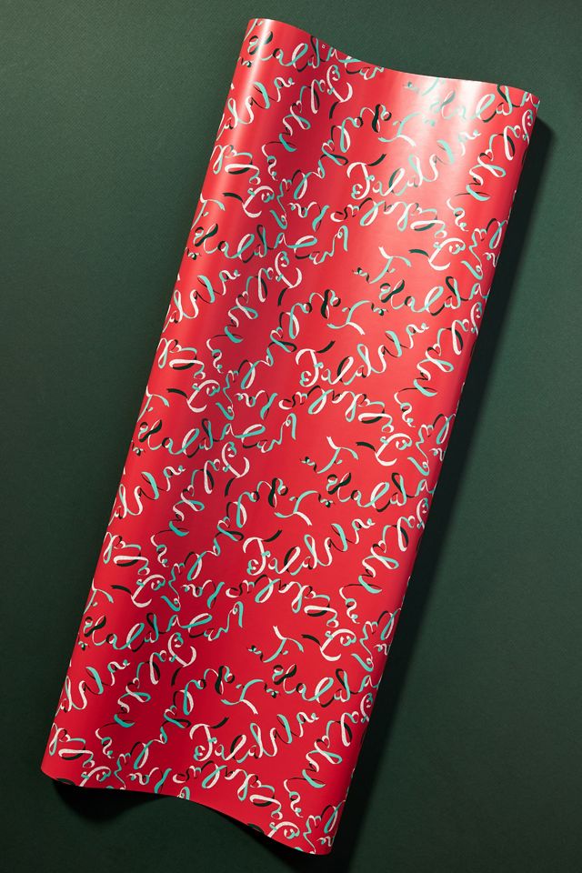 Very Merry Wrapping Paper | Anthropologie UK