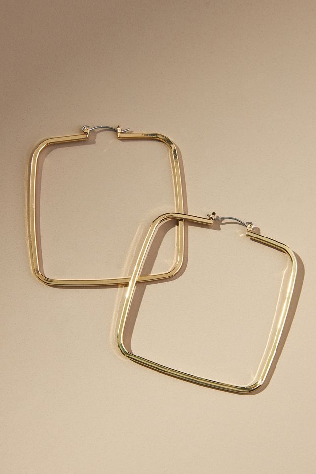 Square Hoop Earrings | Anthropologie