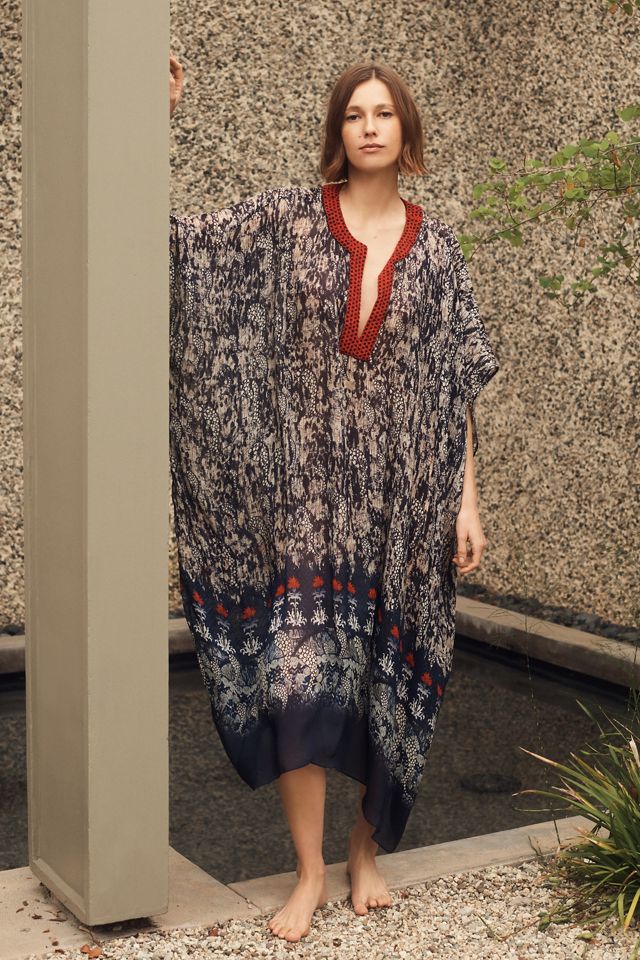 Payal Jain Sheer Midi Dress | Anthropologie