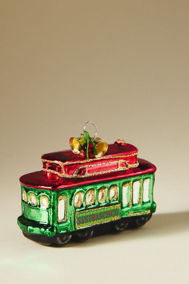 San Francisco Cable Car Ornament | AnthroLiving