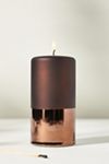 Metallic Matte Pillar Candle | AnthroLiving