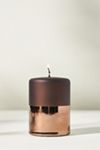 Metallic Matte Pillar Candle | AnthroLiving