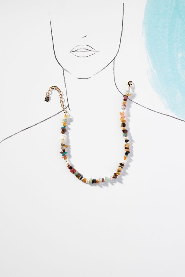 Dannijo Multicolor Stone Necklace | Anthropologie