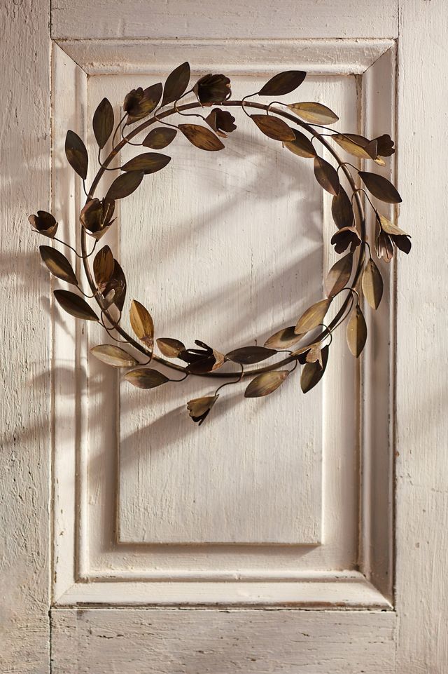Leafy Iron Wreath | AnthroLiving
