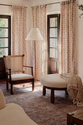 Amber Lewis for Anthropologie Bouclé Accent Chair | AnthroLiving