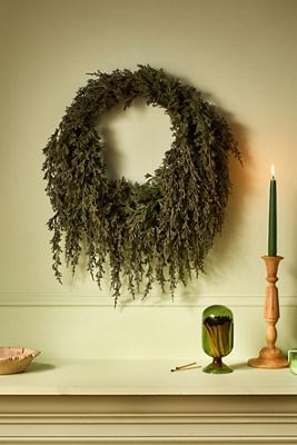 Faux Trailing Wreath | Anthropologie