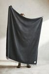 Charcoal Merino Wool Throw | AnthroLiving