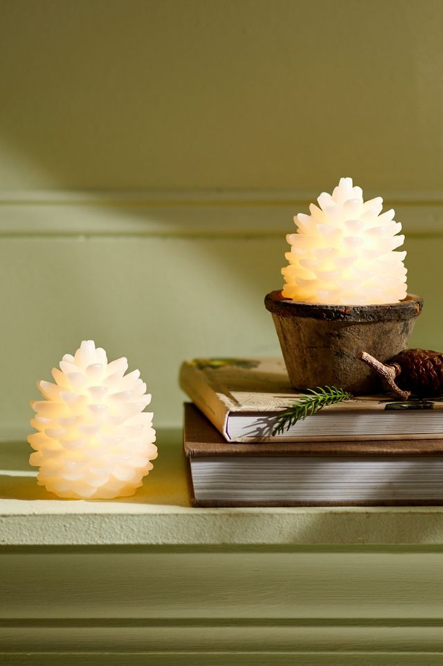 LED Pine Cones, Set of 2 | AnthroLiving